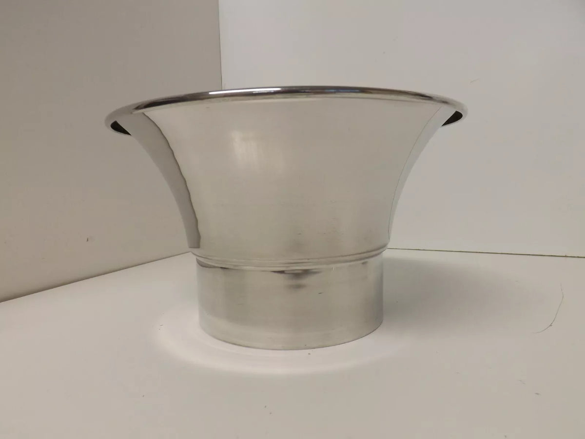 Short Spun Polished Aluminum Velocity Stack hot rat rod v-drive jet bo ...